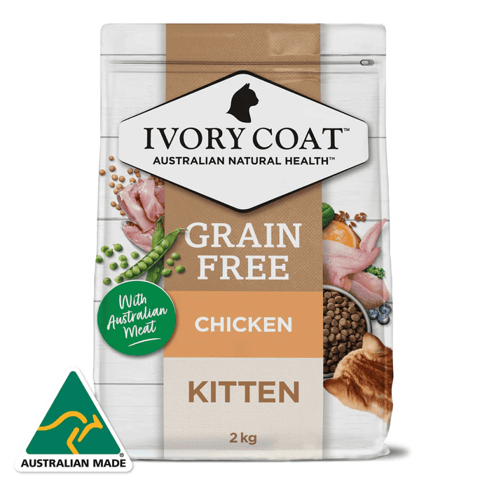 Ivory Coat Grain Free Kitten Chicken 2kg – PetNest